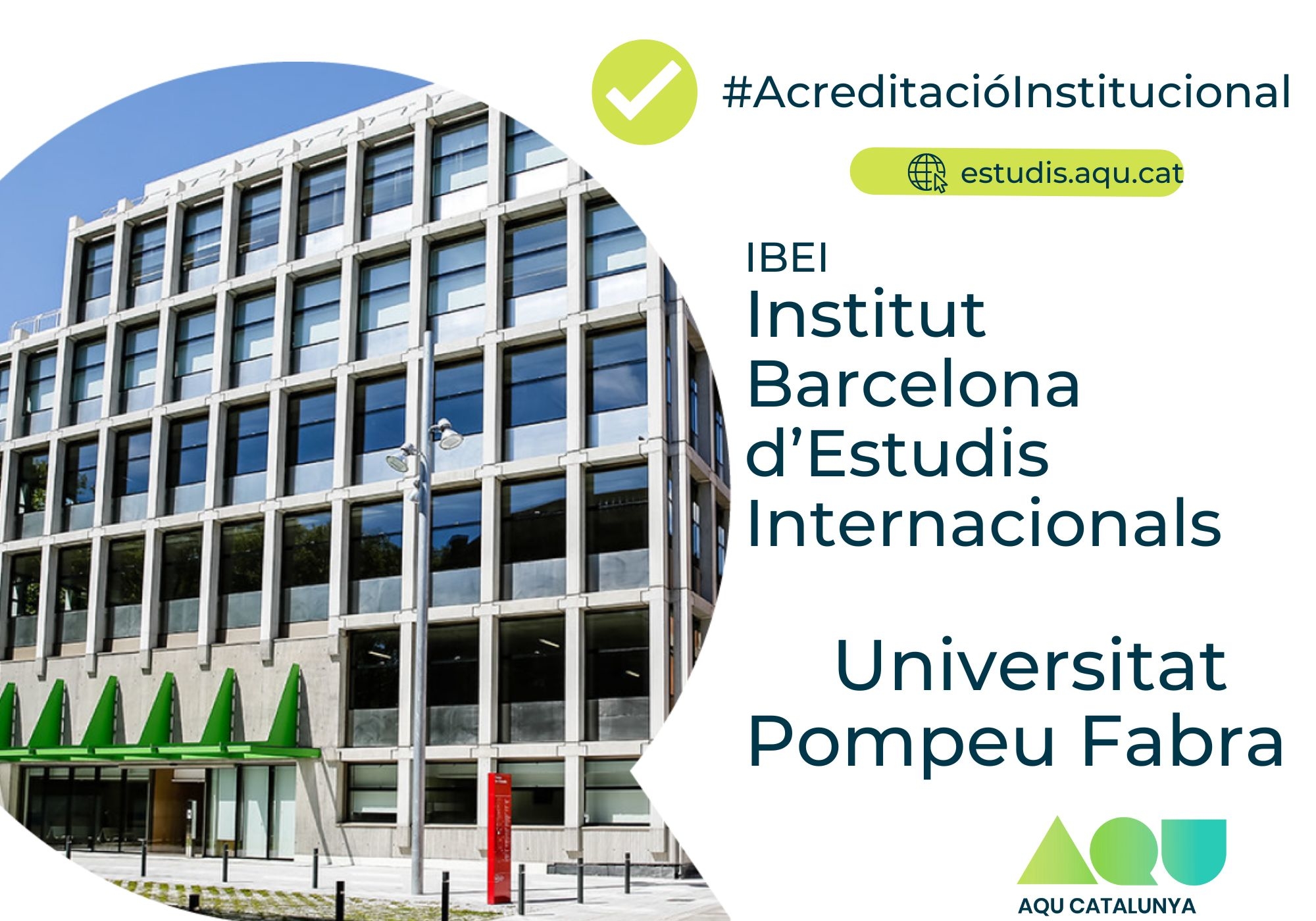El Instituto Barcelona de Estudios Internacionales (IBEI) de la Universitat Pompeu Fabra obtiene ...